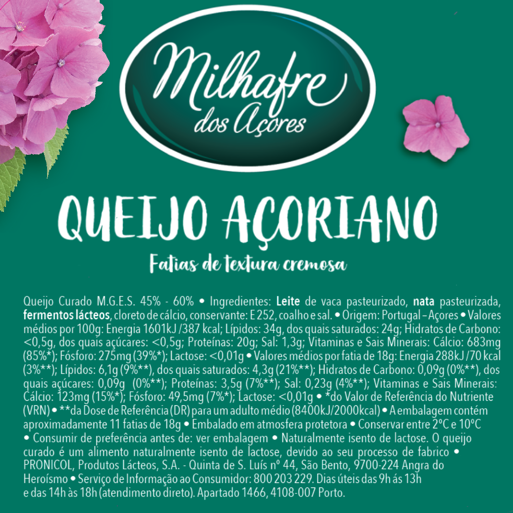 Queijo Curado Fatiado Milhafre 200g – Gostomais